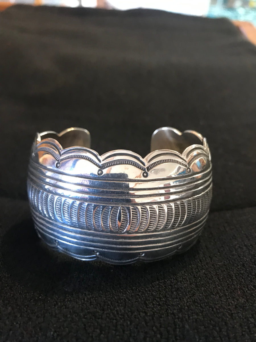 Authentic Native American Handcrafted Bracelets in Sterling Silver ...