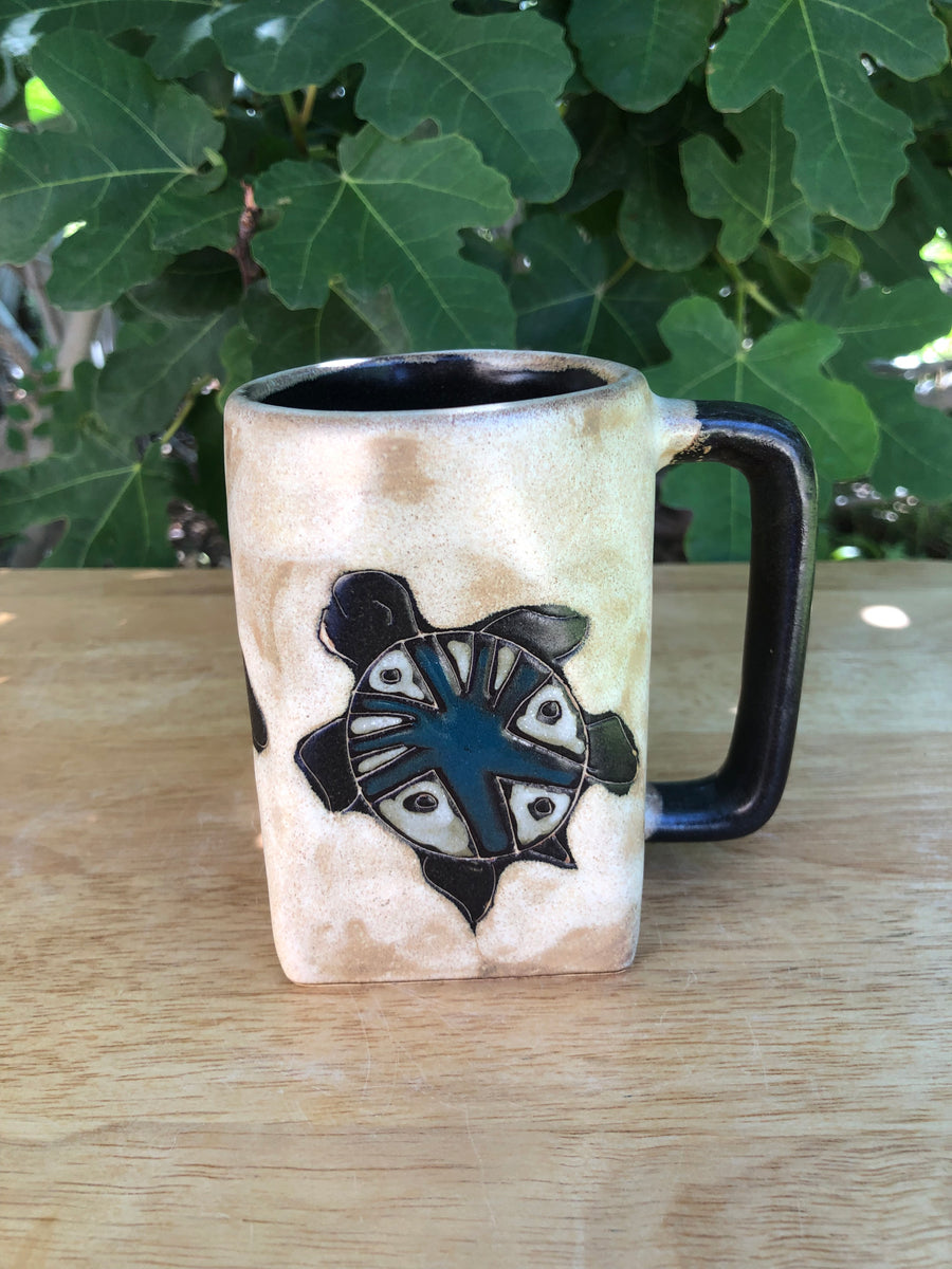 Sea Turtle Mara Mug in lead free stoneware pottery 12oz; 511V7 – Del ...